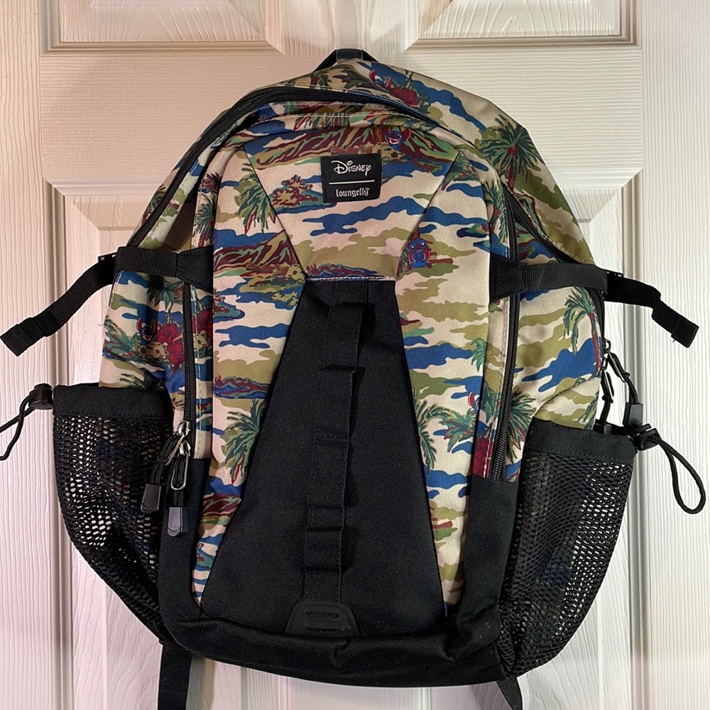 Disney X Loungefly Lilo & Stitch Camo Full Size Backp… - Gem